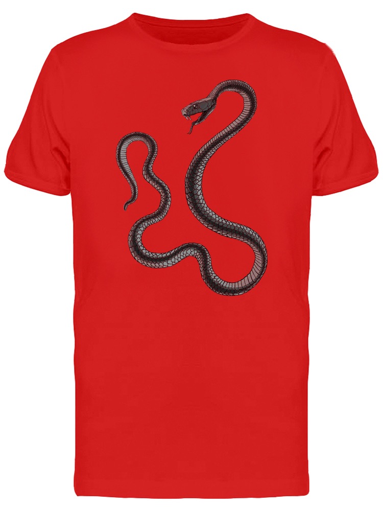 Black Mamba T-Shirt Men -Image by Shutterstock, Male Large - Walmart.com
