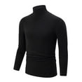 Black Man Crewneck Turtle Mock Neck Outfits Sweatshirt for Man Long ...