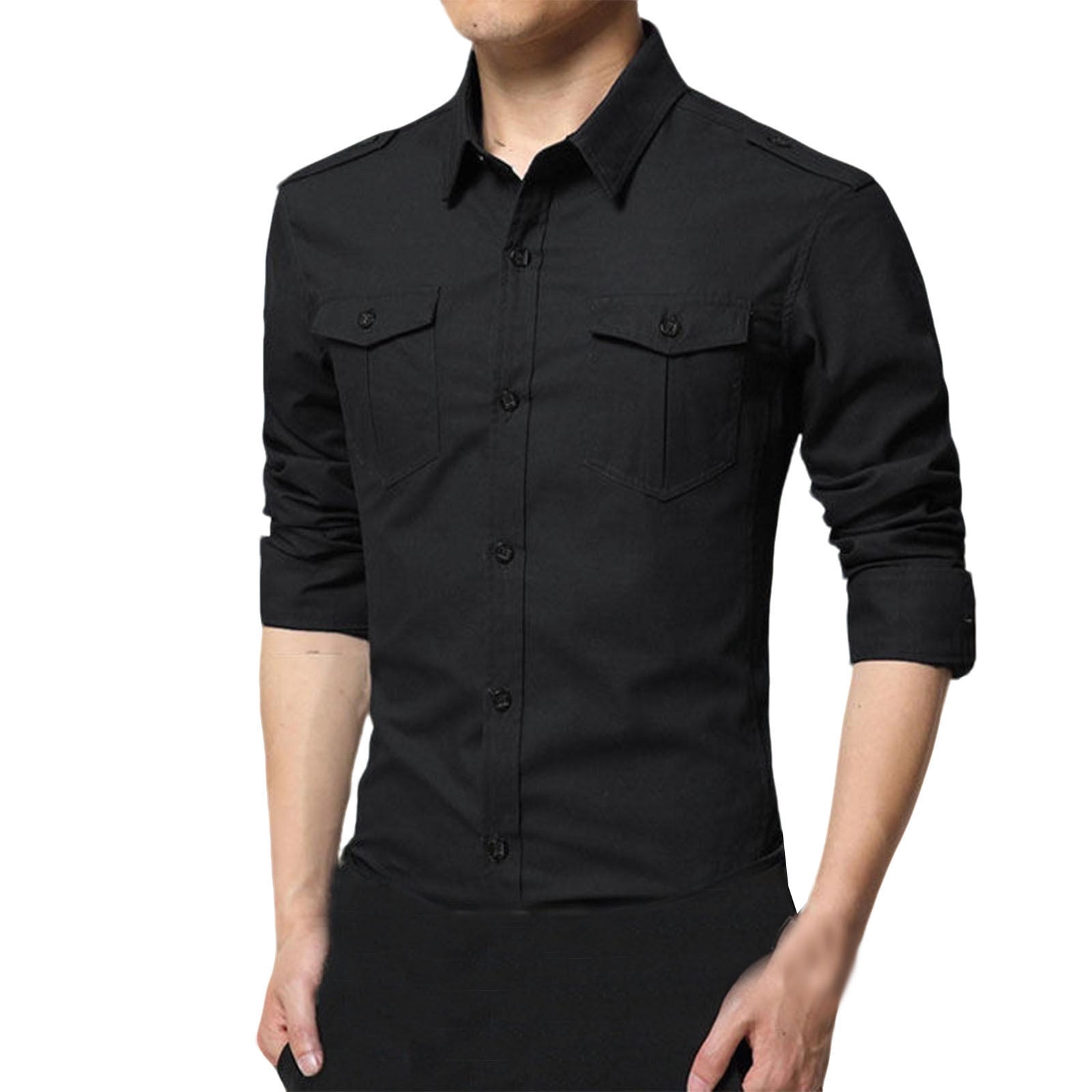 Black Man Turtle Neck Denim Lounge Button Up Jacket Outerwear for Mens ...