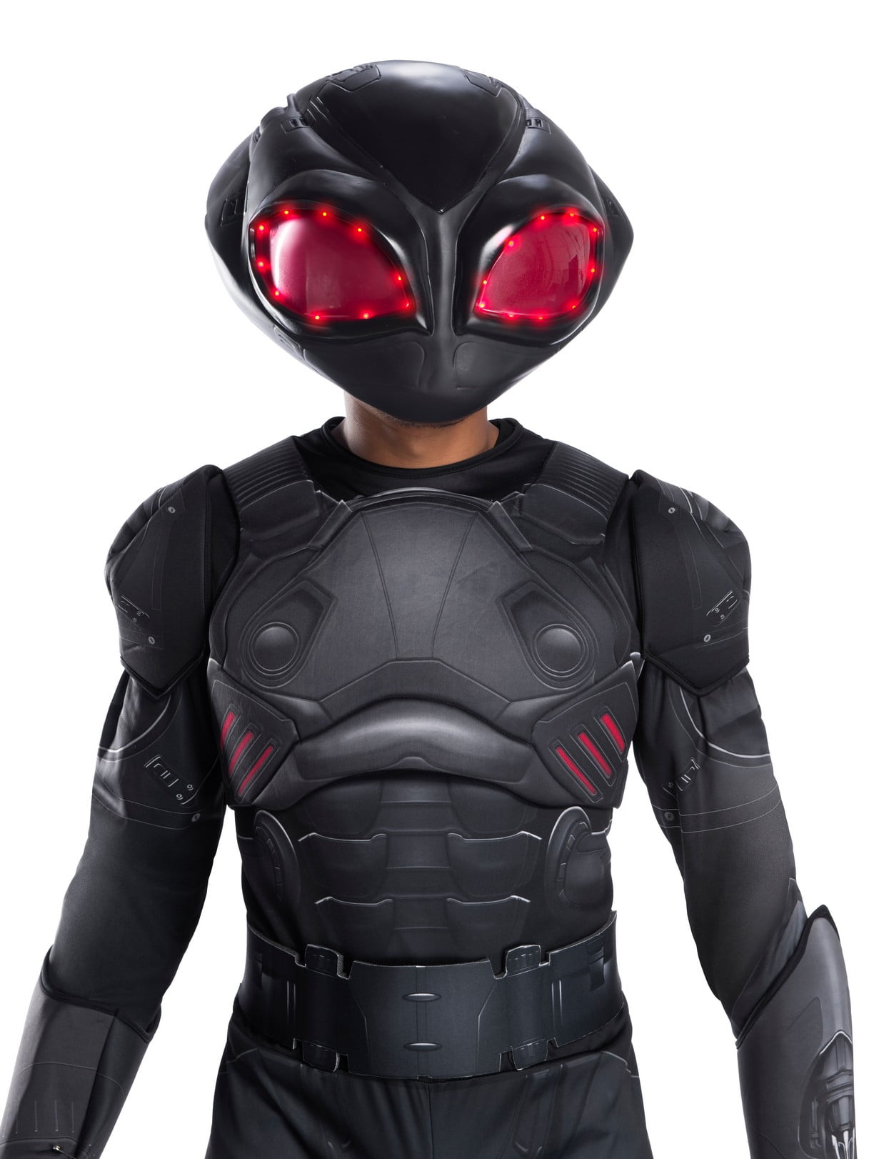 Black Manta Adult Overhead Light Up Adult Mask - Walmart.com