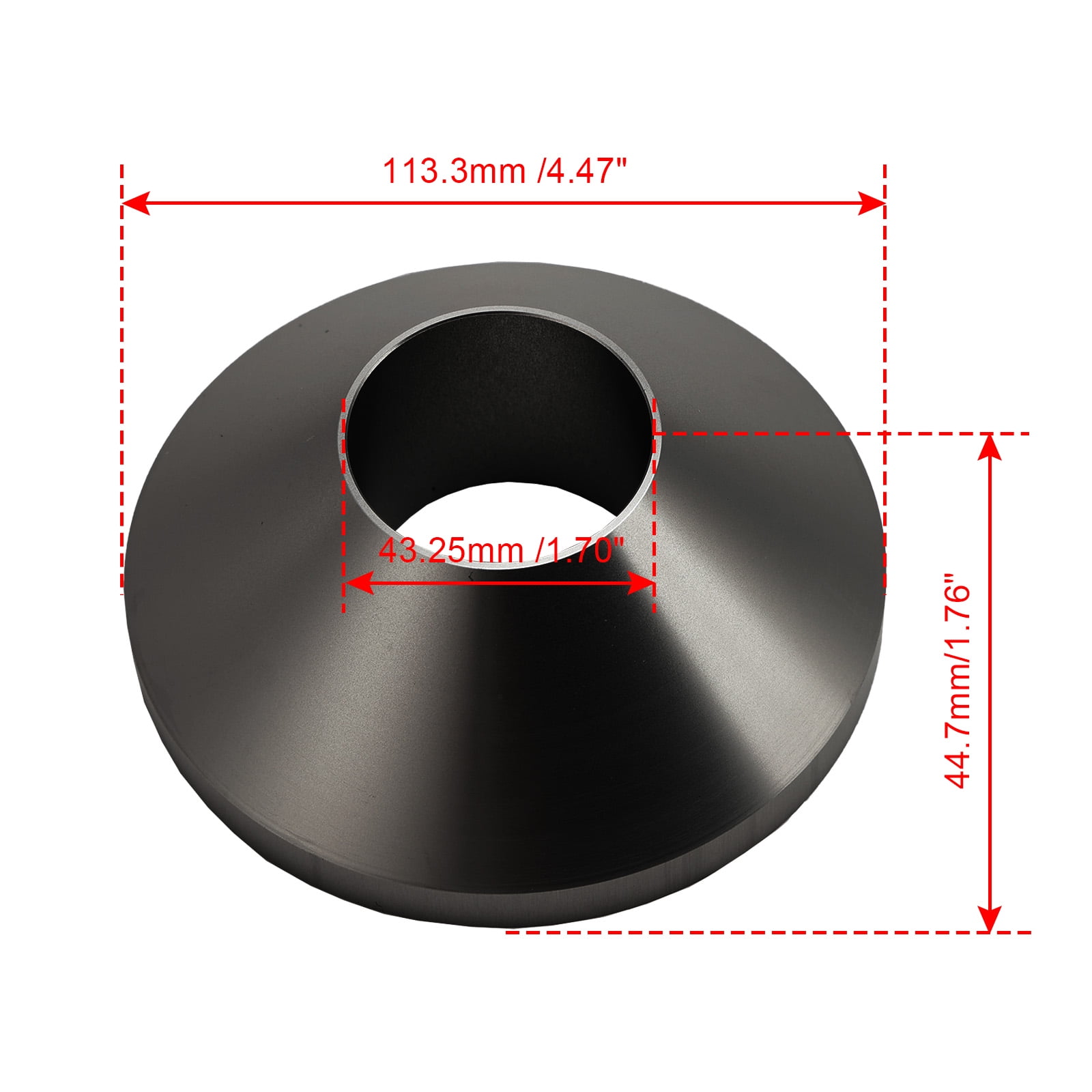 Black Manual Tire Centering Cone For Generic Car with 1.67" Diameter ...