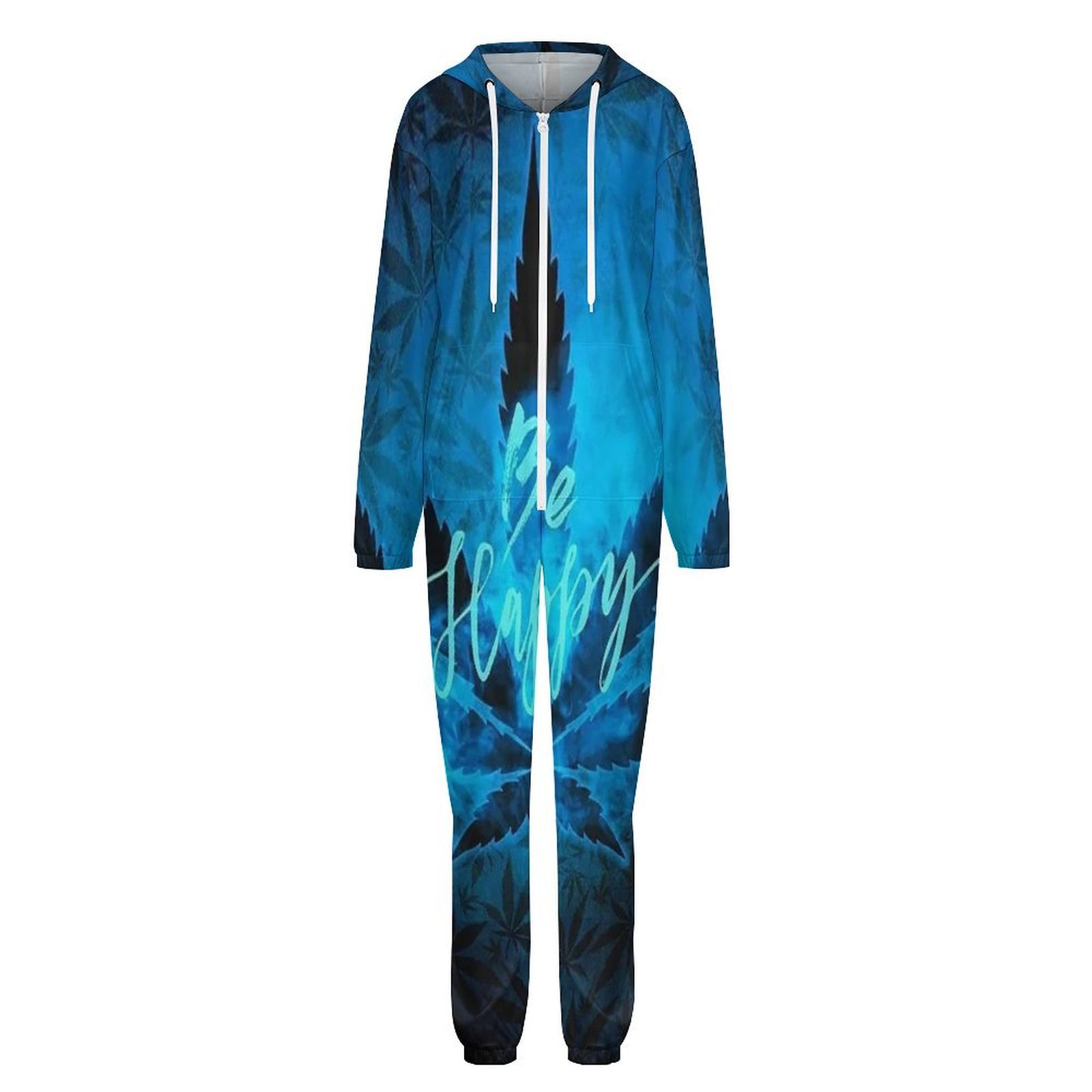 Black Maple Leaf Unisex Adult Onesie Pajamas with Pockets for Women Men ...