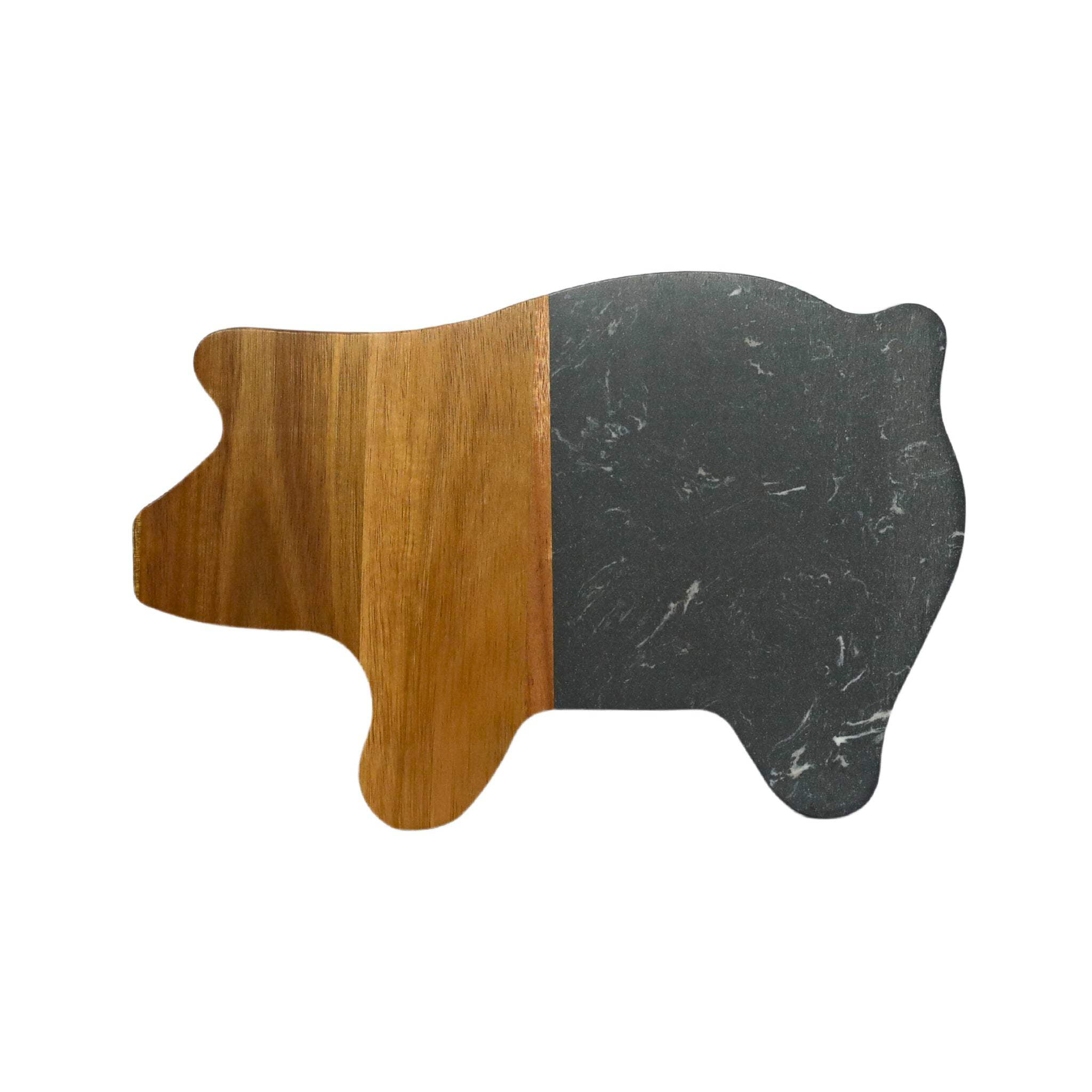 Black Marble/Acacia Wood Pig Board - Walmart.com