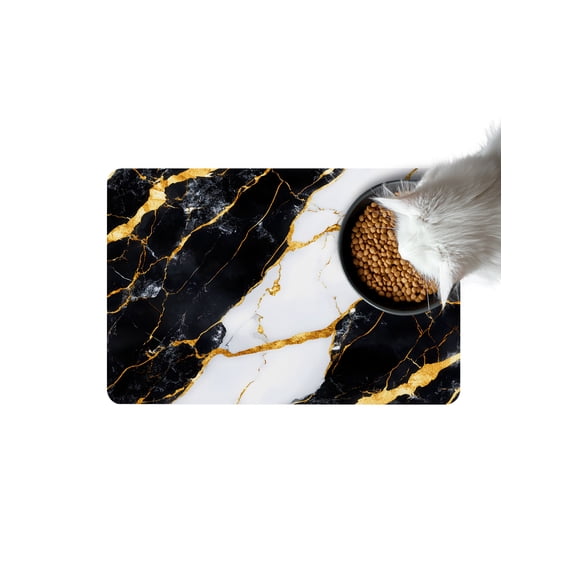 Black Marble Doormat Non Slip Diatomaceous Earth Door Mat Absorbent ...