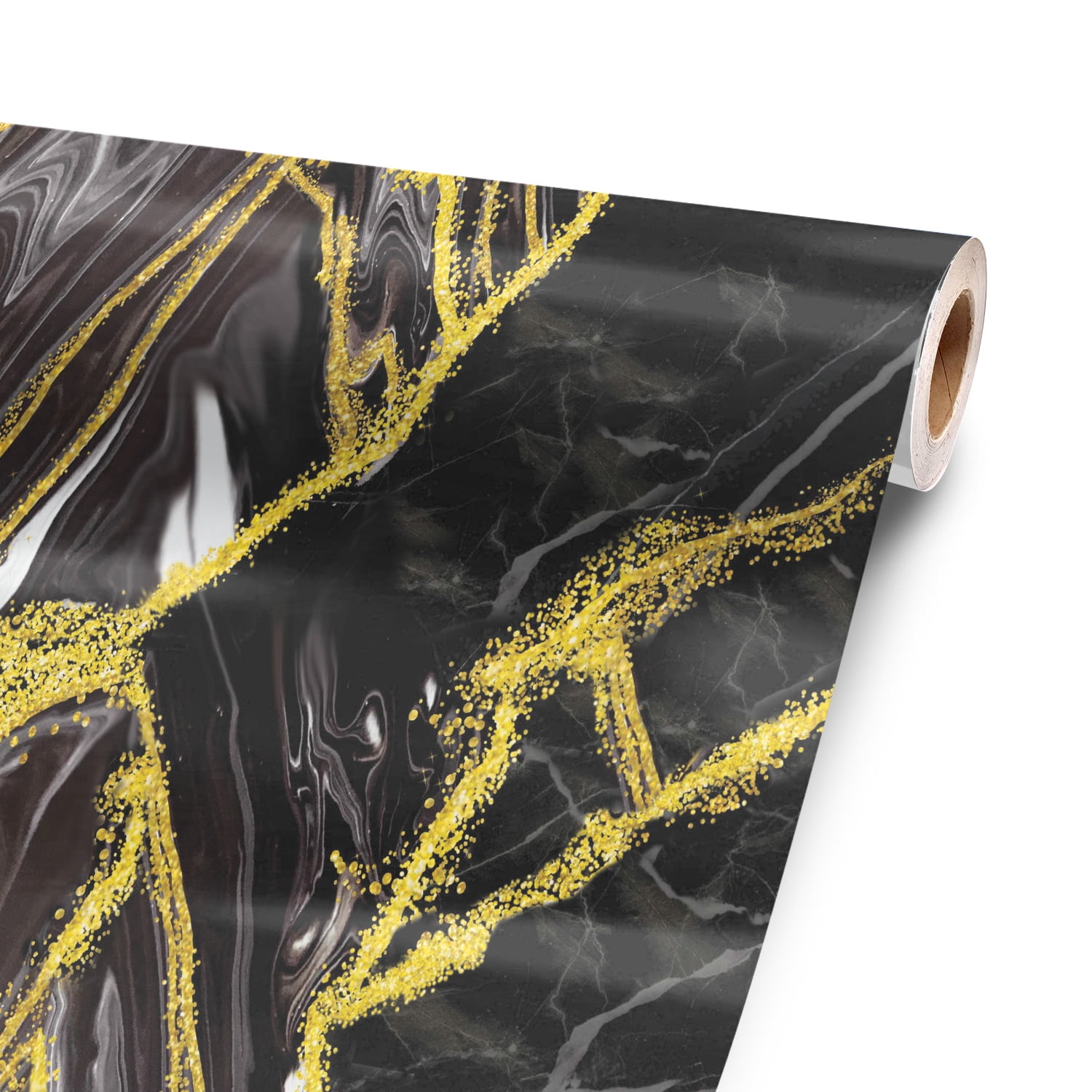 Black Marble Glitter 96” x 52” Vinyl Wrap Sheet for large or custom ...