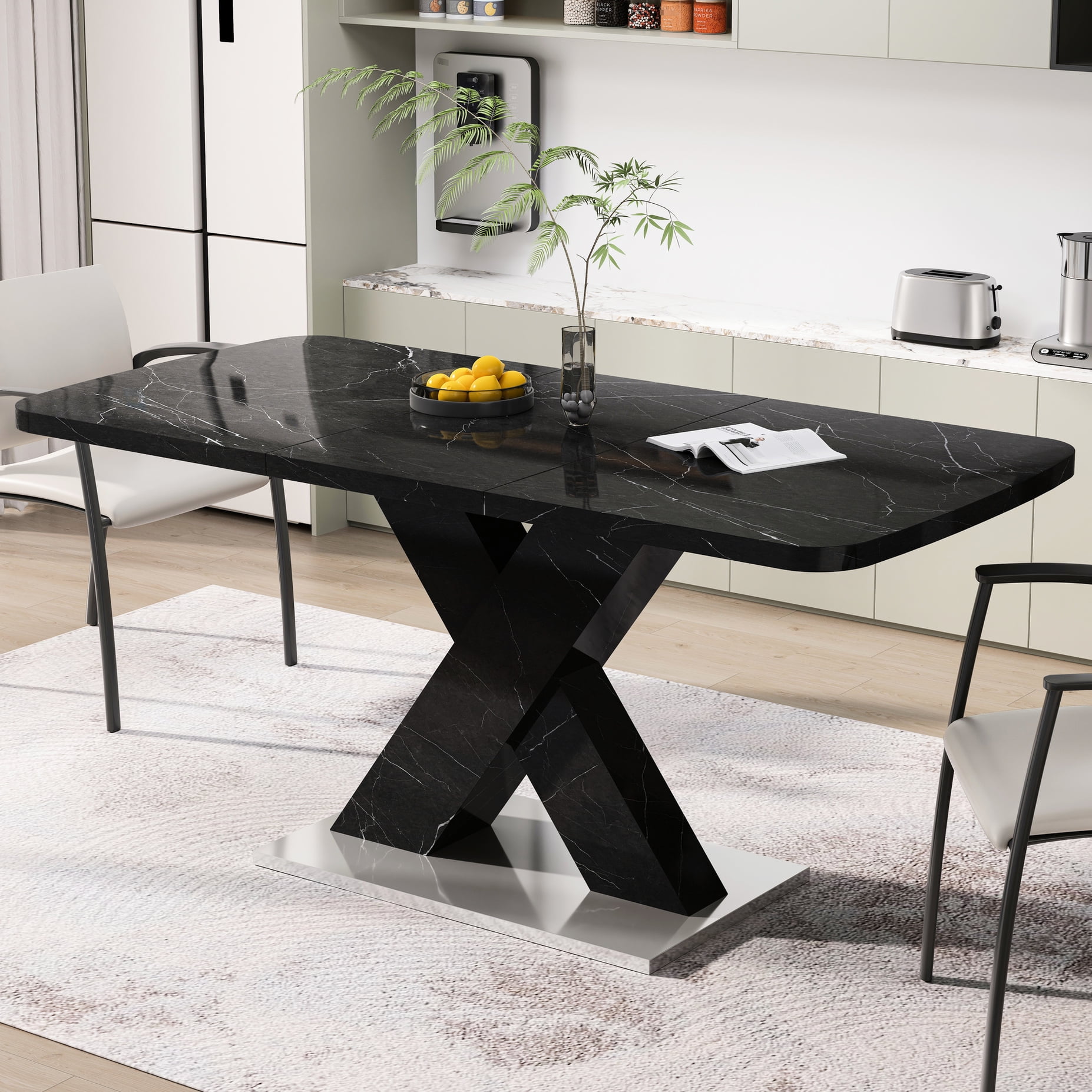 Black Marble Look - Expand Function - Dinner Events - Stable & Space ...