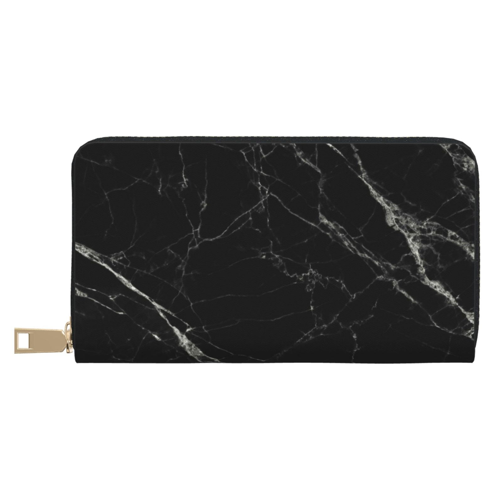 Black Marble Wallet Women, Leather Bifold Multi Card Wallet, Women's ...