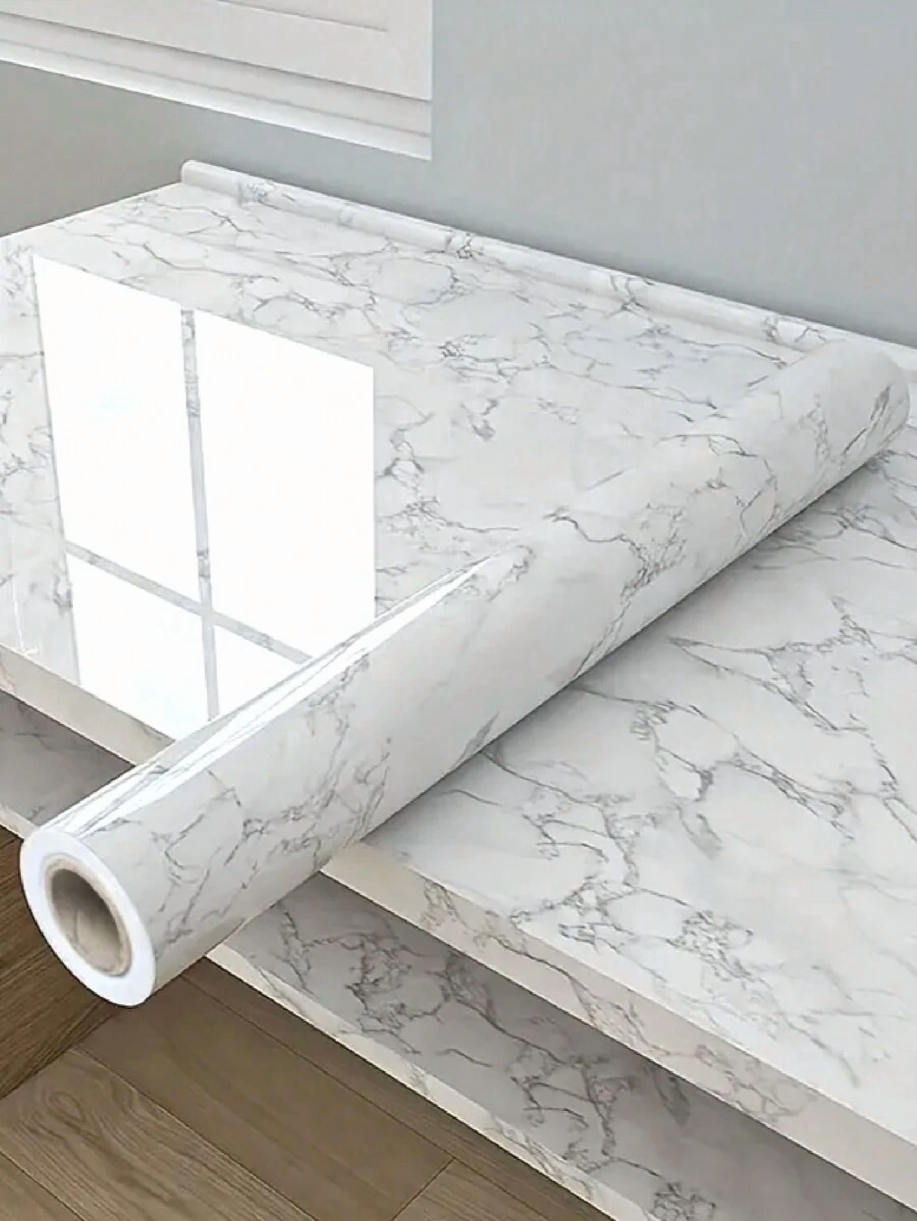 Black Marble Waterproof Oil-Proof Peel And Stick Wallpaper, Modern PVC ...