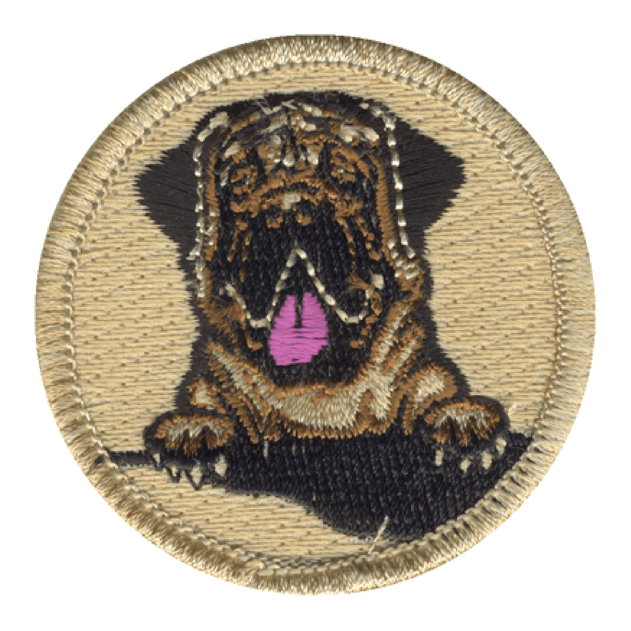 Black Mastiff Dog Patrol Patch (Sew-on) - ClassB - Walmart.com