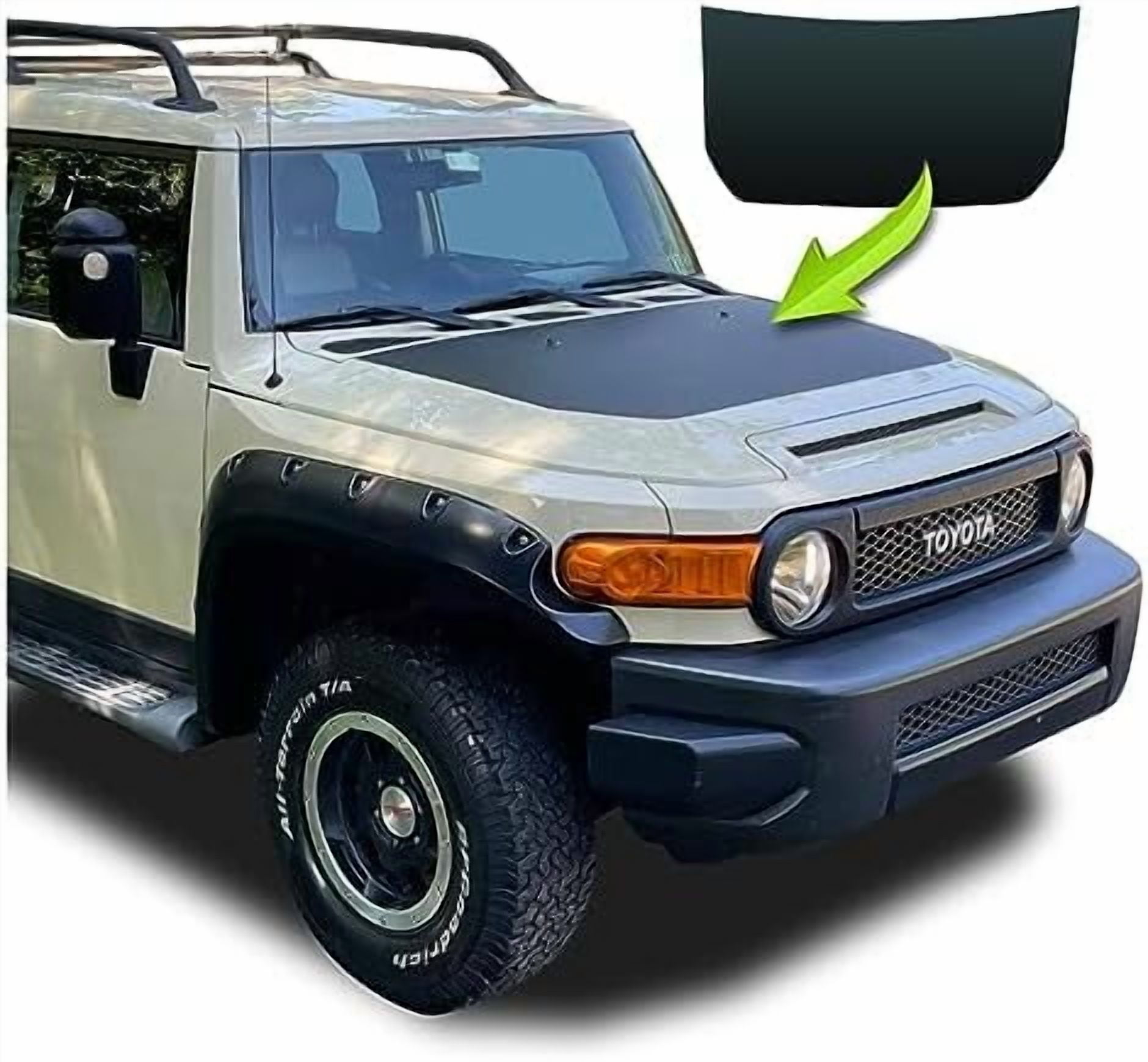 Black Matte Black Hood Blackout Decal Vinyl Racing Stripe Kit Graphics ...