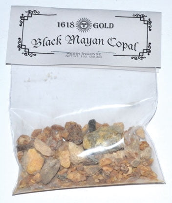 Black Mayan Copal granular incense 1oz - Walmart.com