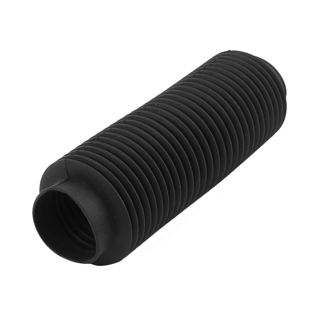 Black Mechanical Corrugated Sleeve Dust Cover Moulded Bellow 50mmx500mm ...