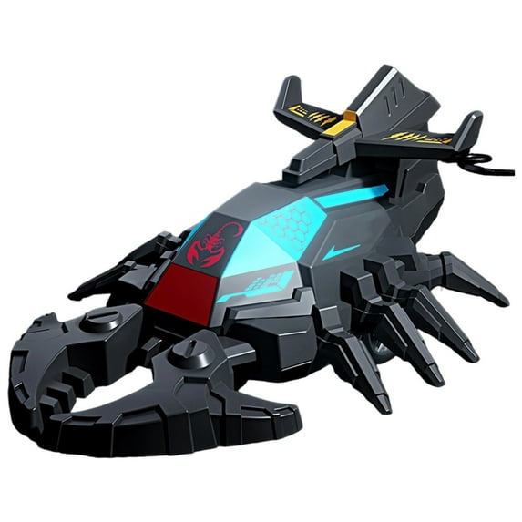 Black Mechanical Scorpion Car Toy Inertia Powered Stunt Spinning ...