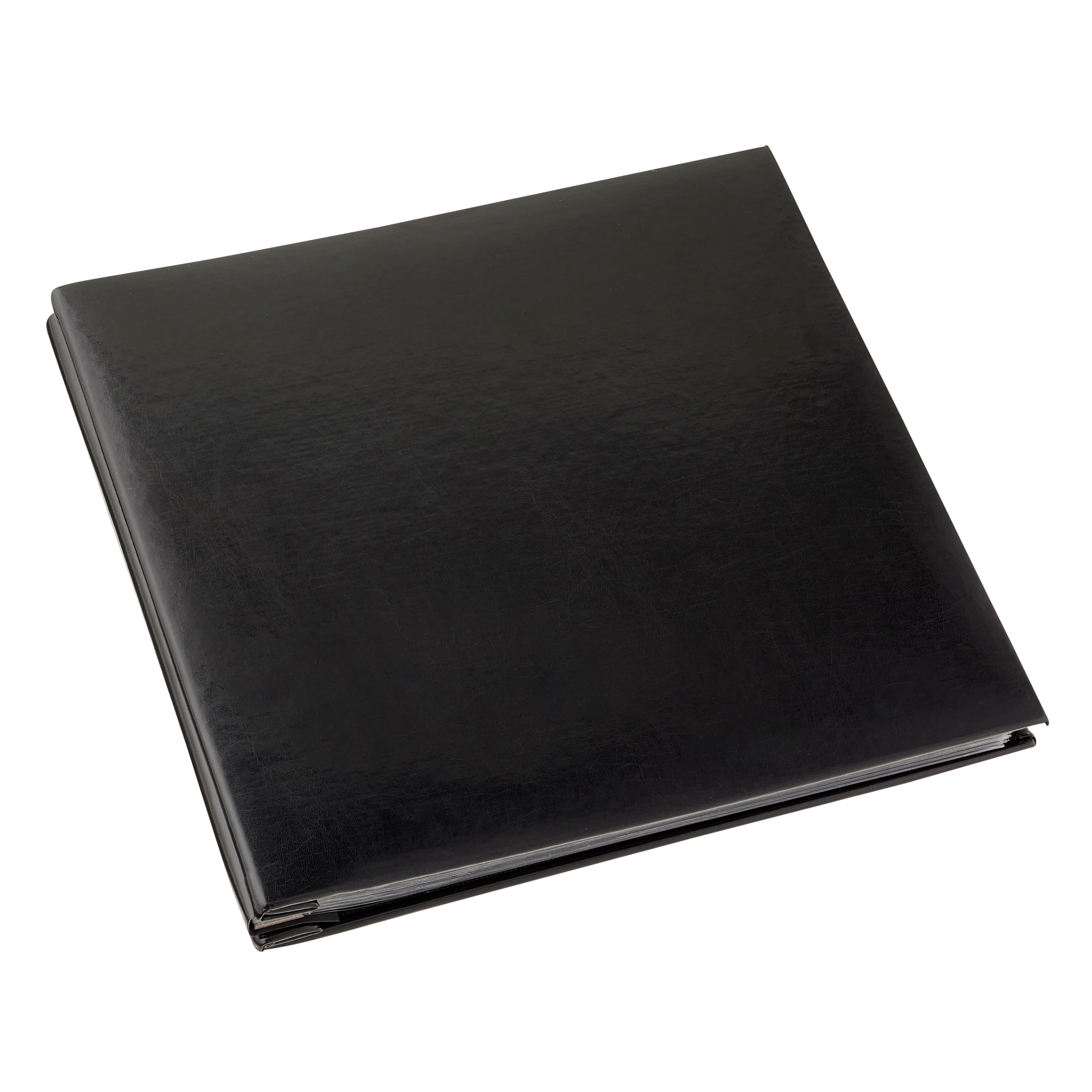 Recollections Black Mega Faux Leather Scrapbook - Walmart Business Supplies