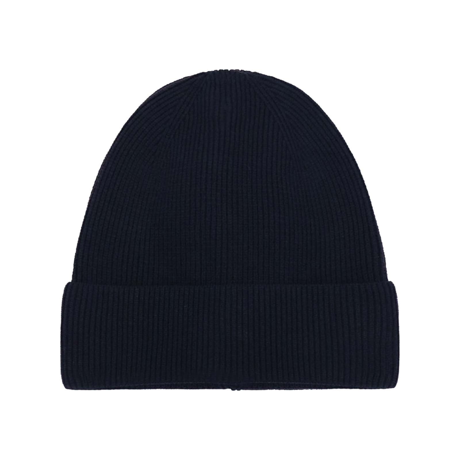 Black Men And Women Winter Knitted Hat Large Head Circumference Solid ...