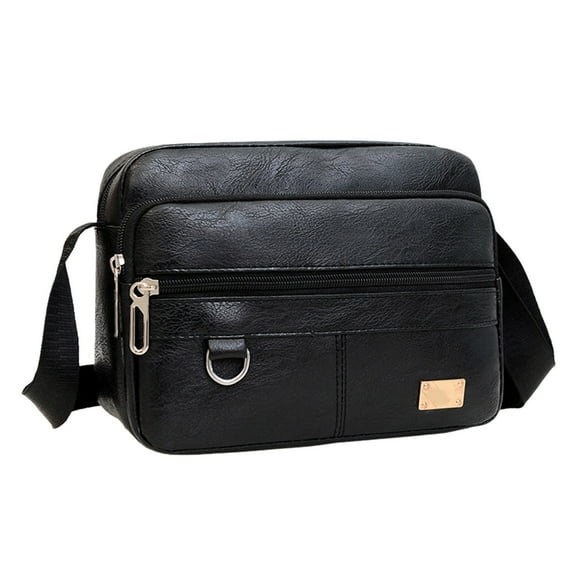 Black Men'S Chest Rucksack, Leisure Shoulder Crossbody Bag With ...