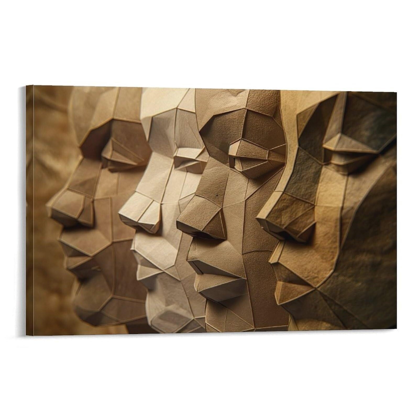 Black Men in Unity African American Poster Black Abstract Art Painting ...