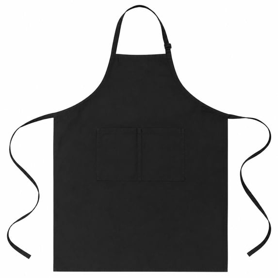 Black Men’s Extra Large Apron, Adjustable Bib Apron with 2 Pockets ...