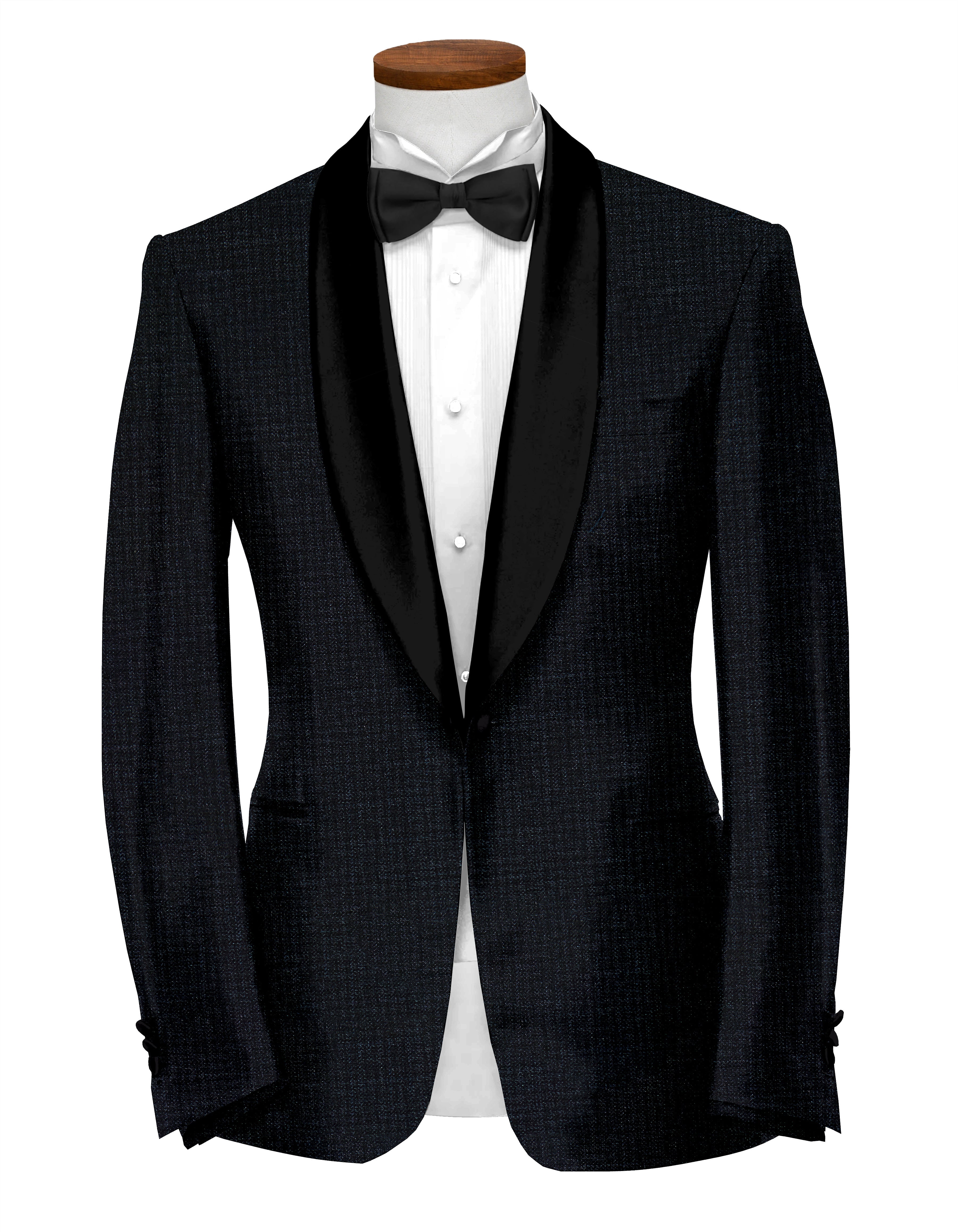 Black Men's Party Texture Suit Jacket Slim Fit Blazer - Walmart.com