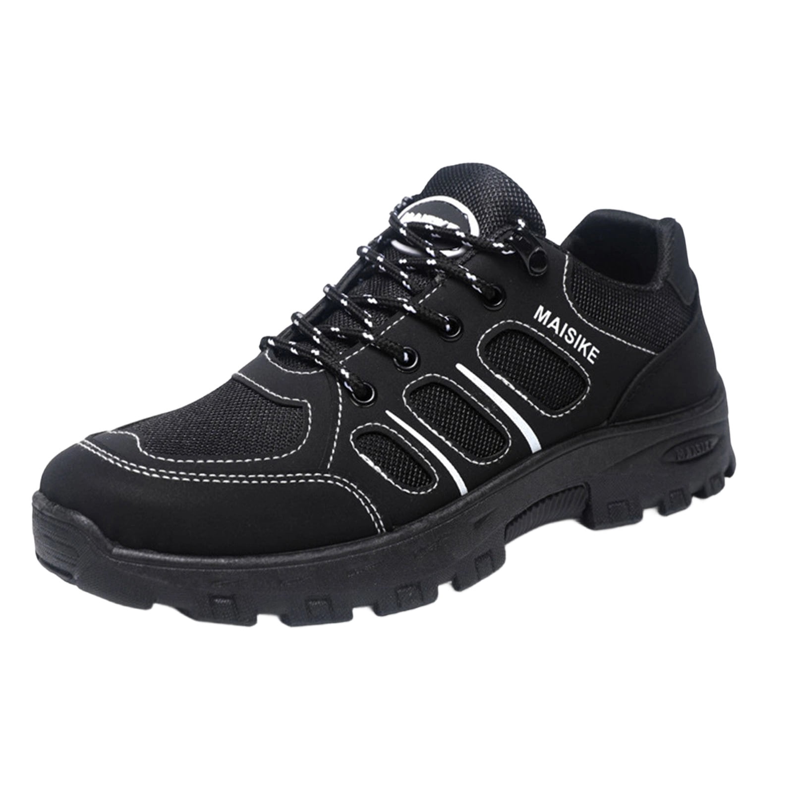 Black Mens Fashionable Casual Outdoor Sports Round Toe Plus Size Spring ...