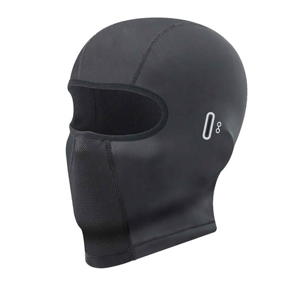 Black Mens Fleece Lined Balaclava Face Mask Winter Windproof Thermal ...