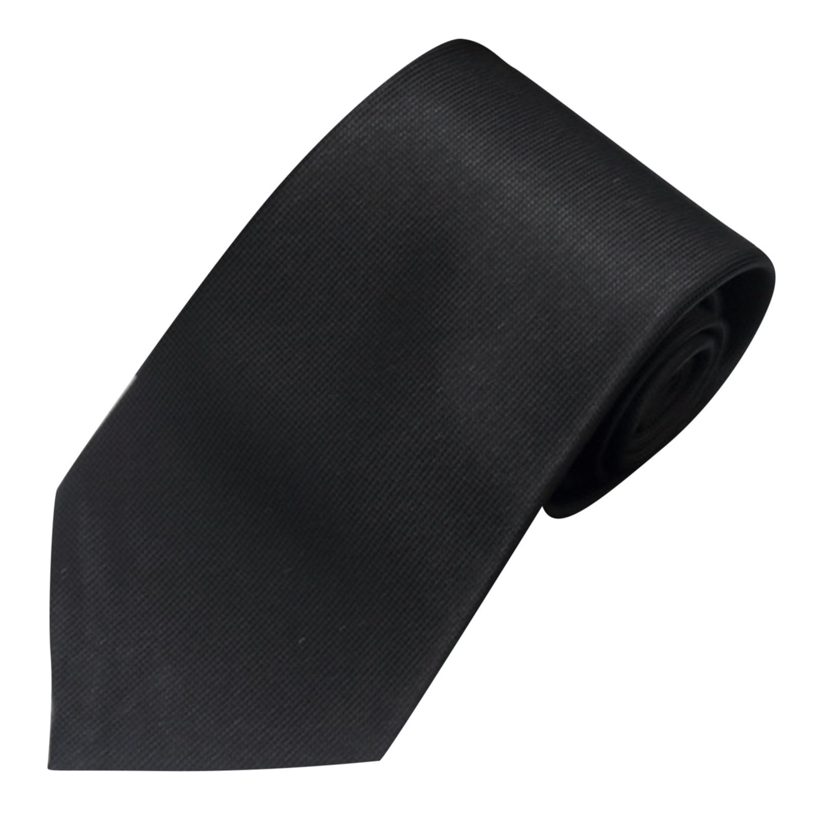 Black Mens Formal Necktie With Elegant Texture And Handmade Detail For ...