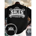 Black Mens Graphic T-Shirt: Double-Sided Print With Golf Clubs, Ball ...