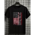 Black Mens Plus Size Graphic T-Shirt With 1776 And We The People ...