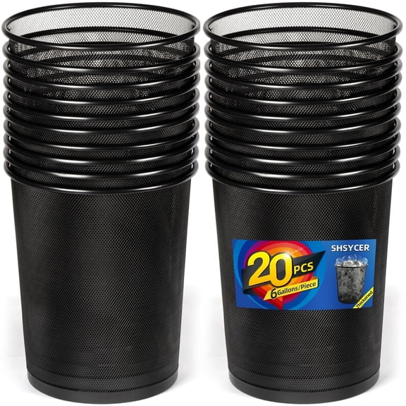 Black Mesh Waste Bin
