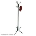 Black Metal 6-Hook Standing Coat Rack, Black - Walmart.com