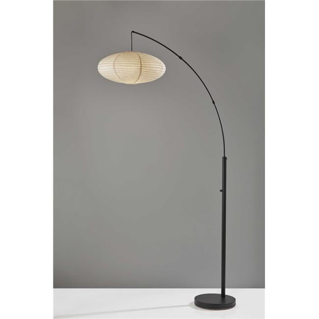 Black Metal Arc Lamp, 20 x 42 x 80 in. - Walmart.com