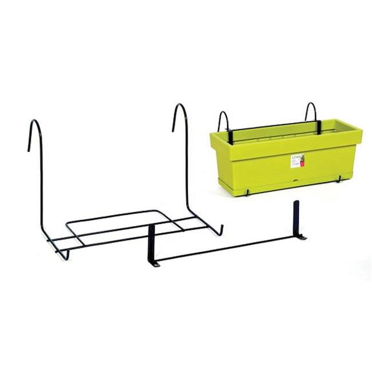 Black Metal Balcony Planter Bracket - Walmart.com