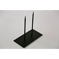 Black Metal Base for Sculptures 8" x 4" pin 8"$$Art & Craft - Walmart.com