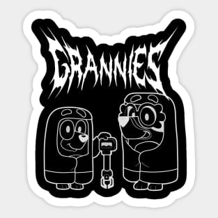 Black Metal Bluey Sticker Bluey Stickers For Kids, Bluey Stickers Party ...