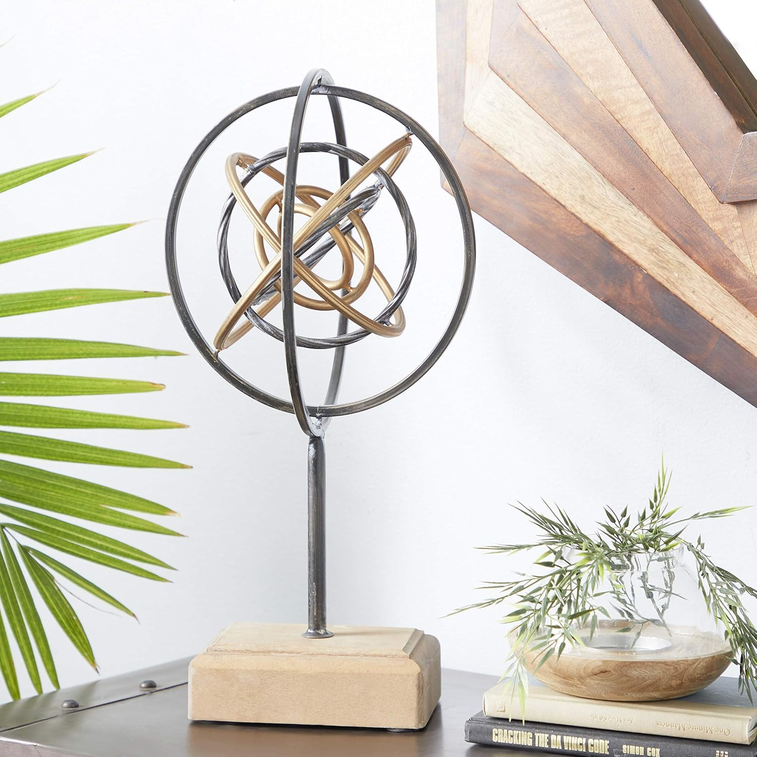 Black Metal Compass Armillary Sculpture, 10" X 8" X 19" - Walmart.com