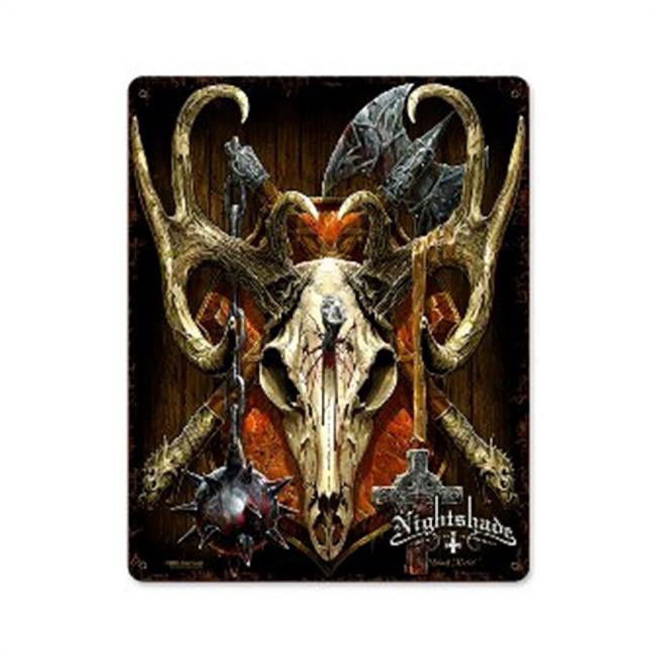 Black Metal Fantasy Metal Sign - Walmart.com