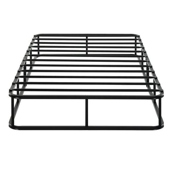 Black Metal Frame | 12 Slat Support | Bedroom Setup, Easy to Assemble ...