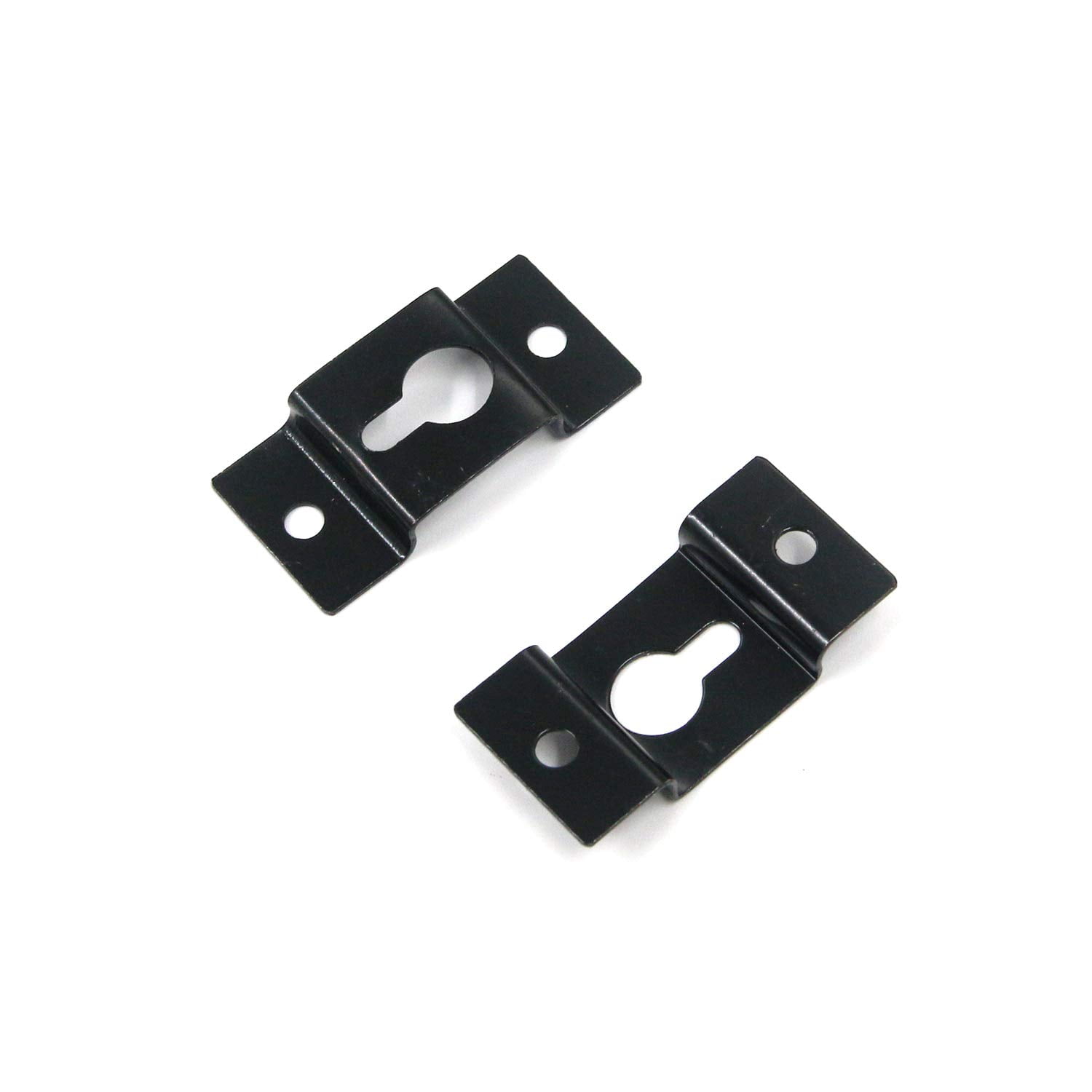 Black Metal Keyhole Hangers - 20 PCS Heavy Duty Mounting Ideal for ...