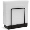 Black Metal Napkin Holder for Tabletop, Standing Paper Napkin Dispenser ...