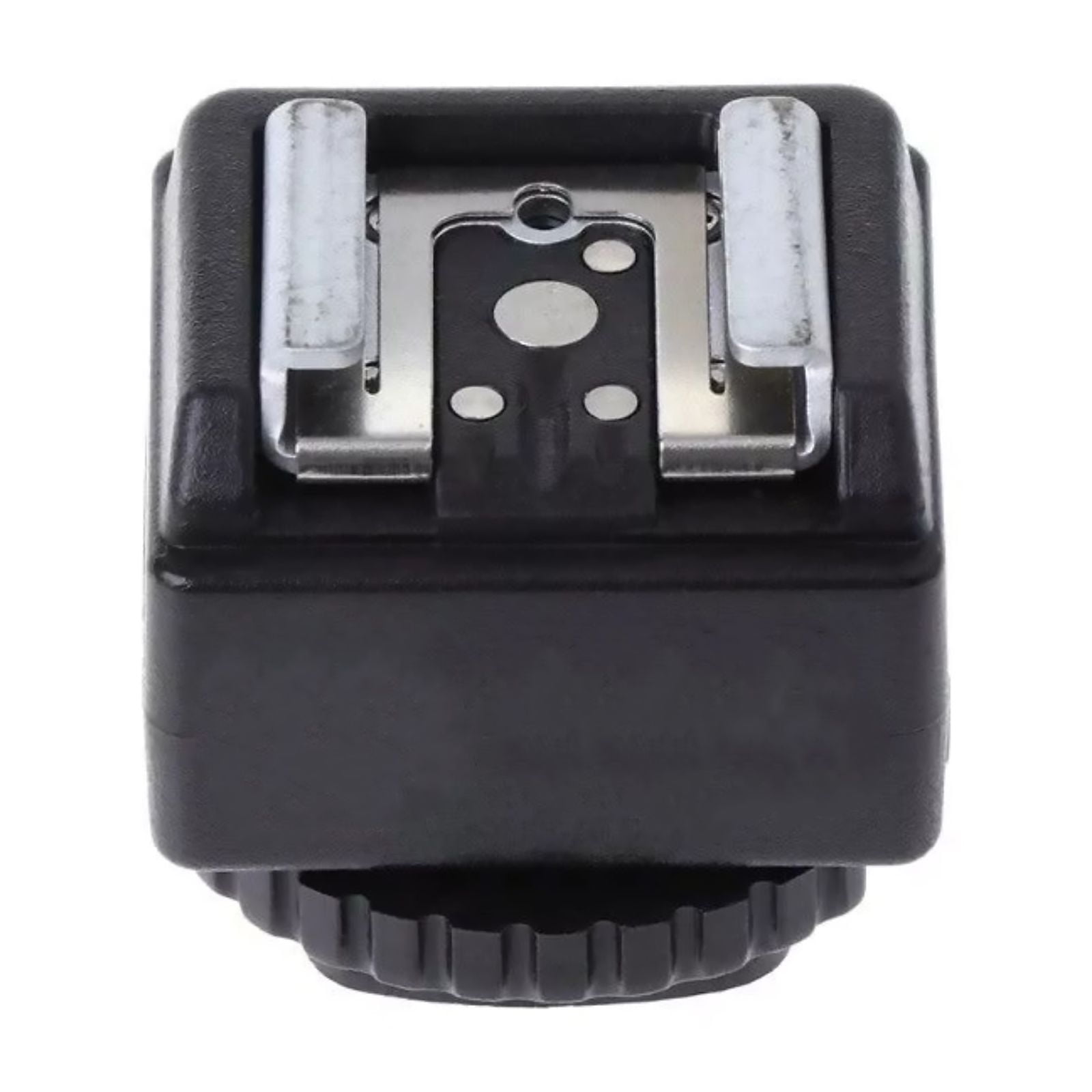 Black Metal+Plastic Flash Adapter for Canon & Nikon Compact & Portable ...