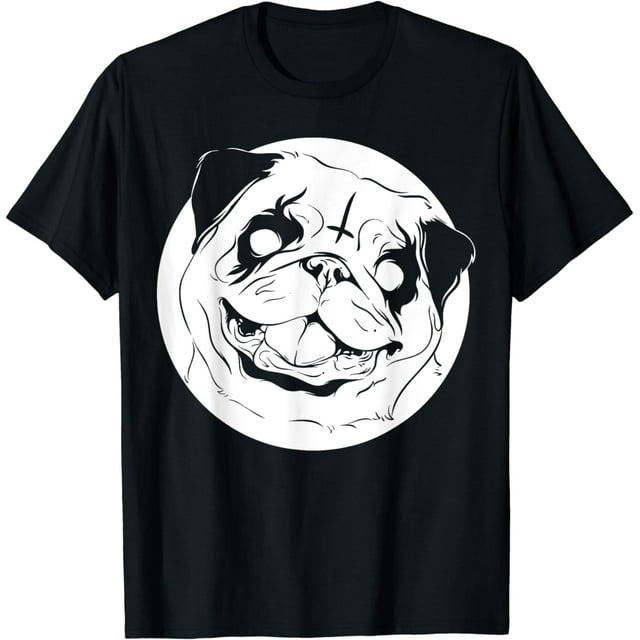 Black Metal Pug | Goth Gothic Occult | Funny Dog Gift T-Shirt - Walmart.com