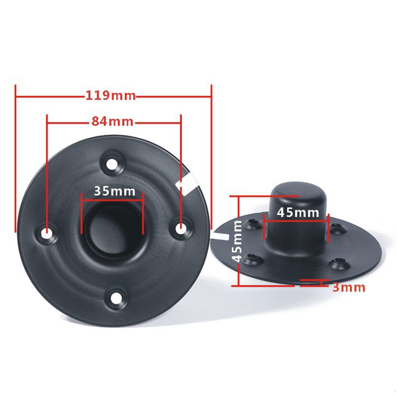 Black Metal Stand Lower Sound Seats for Professional Stage Speaker ...