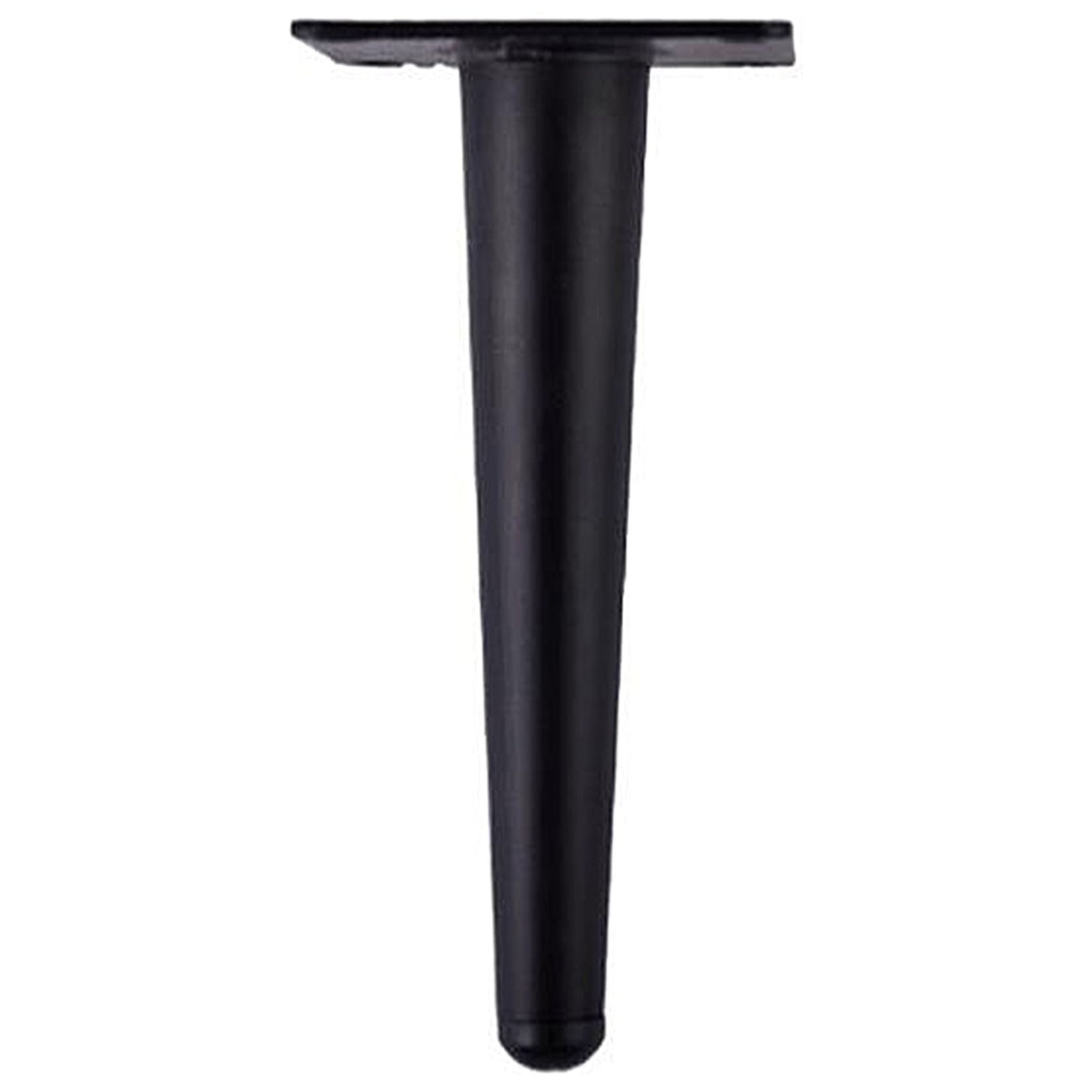 Black Metal Tapered Furniture Legs, 15cm Height, Ideal for Sofas ...