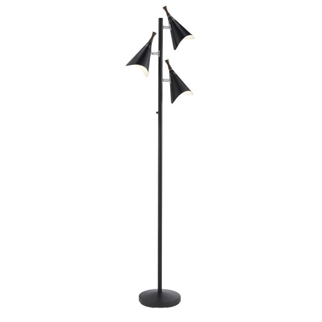 Black Metal Tree Lamp, 17.5 x 10 x 68 in. - Walmart.com