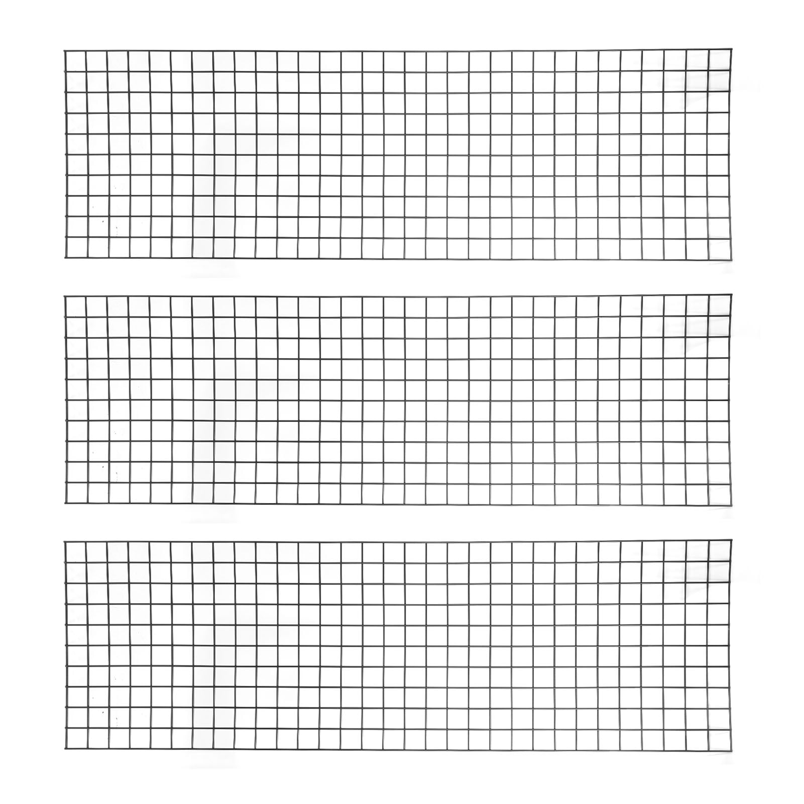 Black Metal Wire Grid Wall Photo Display Panel for Home Decor and Room ...