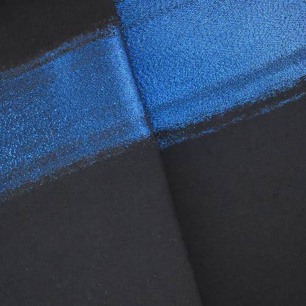 Black/Metallic Blue Texture Foil Doubleweave Jacketing, Fabric By the ...