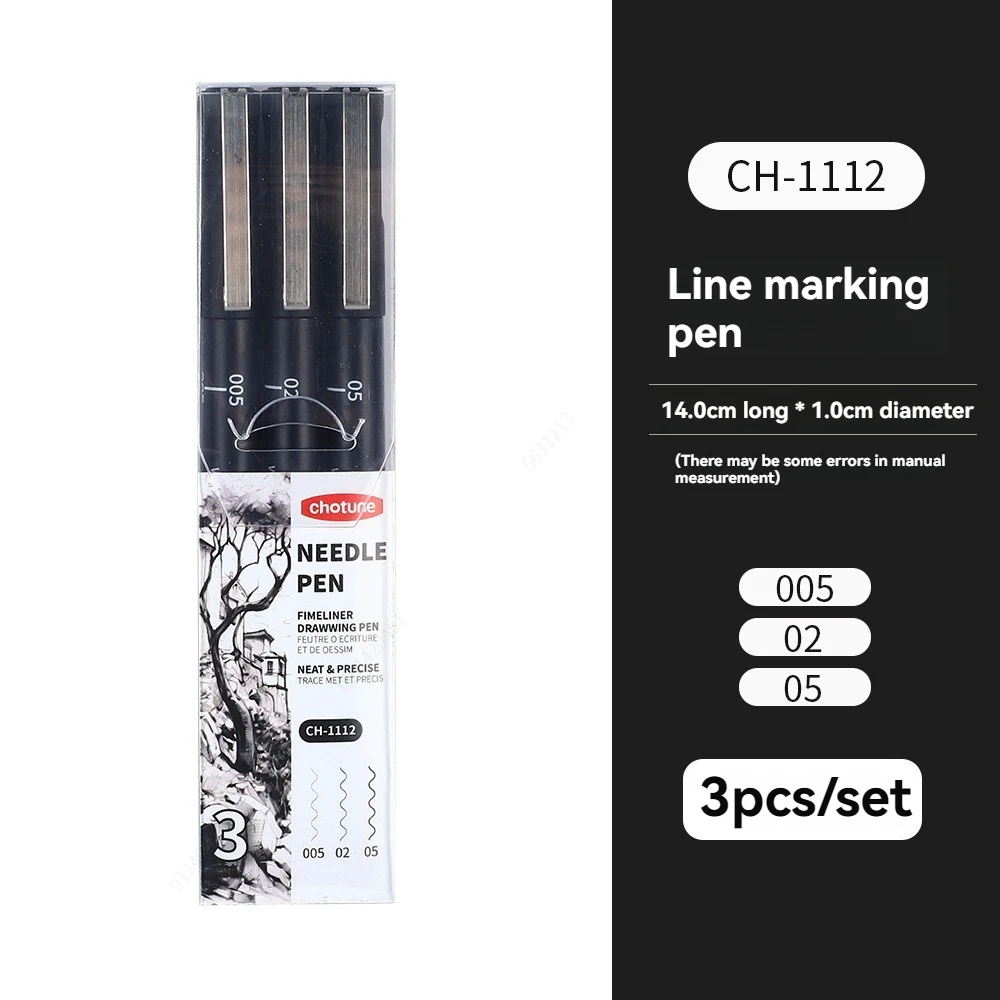 Black Micro Pens,15 Sizes,Waterproof Archival Ink,Fine Point Pen for ...
