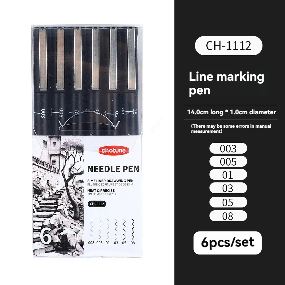 Black Micro Pens,15 Sizes,Waterproof Archival Ink,Fine Point Pen for ...
