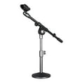 Black Microphone Holder Table Mic Stand with Boom Arm for Speech ...