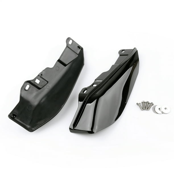Black Mid-Frame Air Heat Deflector Trim Shield For Harley Touring ...